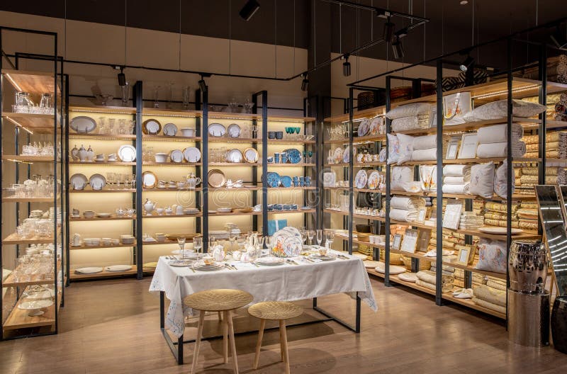 Modern Home Decor Store in a Shopping Mall Editorial Image - Image of ...