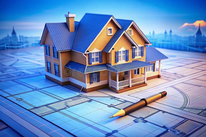 Modern Home Design Blueprint a Comprehensive Guide To 3D Modeling ...