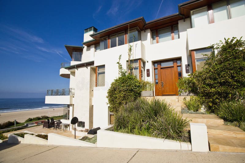 Modern Home Exterior stock image. Image of brick, housing - 21882845