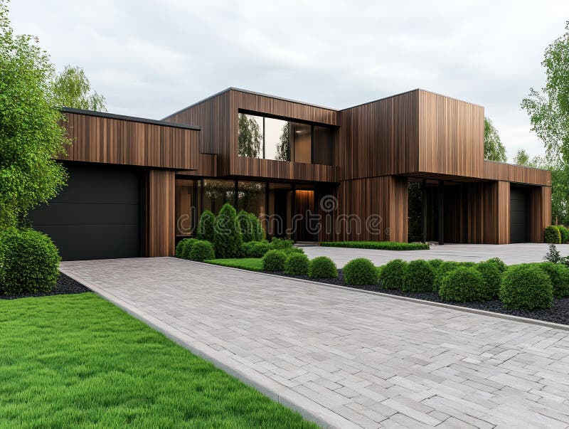 Modern Home Exterior Design Replacing Windows with Advanced Frames ...