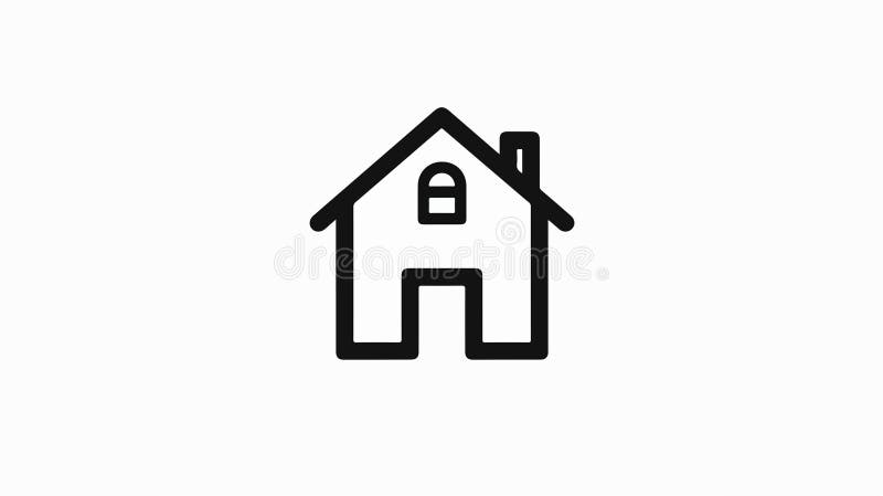 Modern Home Icon for Basic Web and UI Design Concepts Stock Vector ...