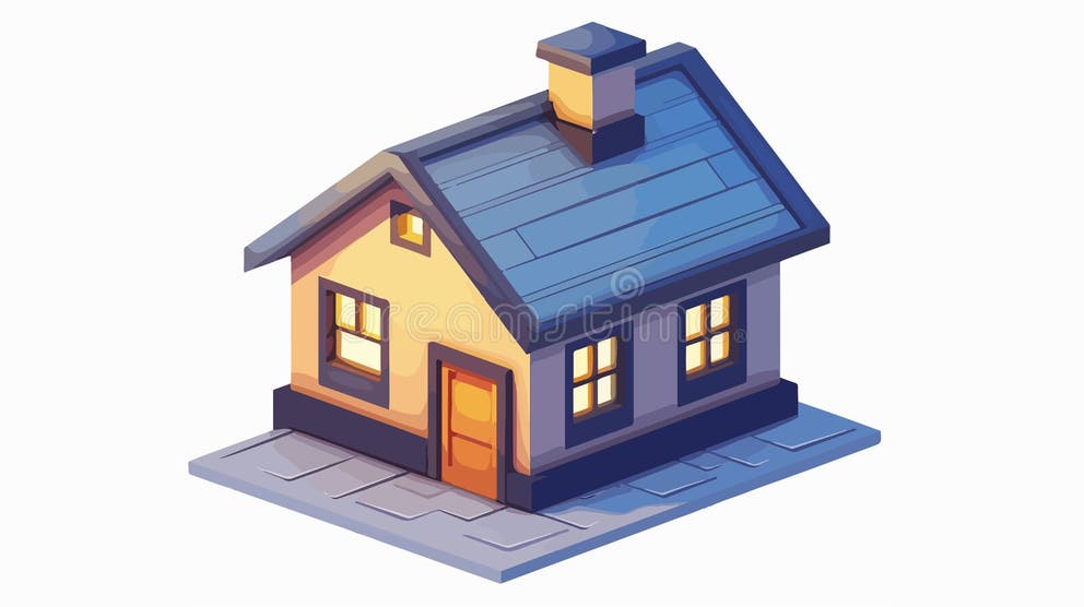 Modern Home Icon for Web and UI Design Stock Vector - Illustration of ...