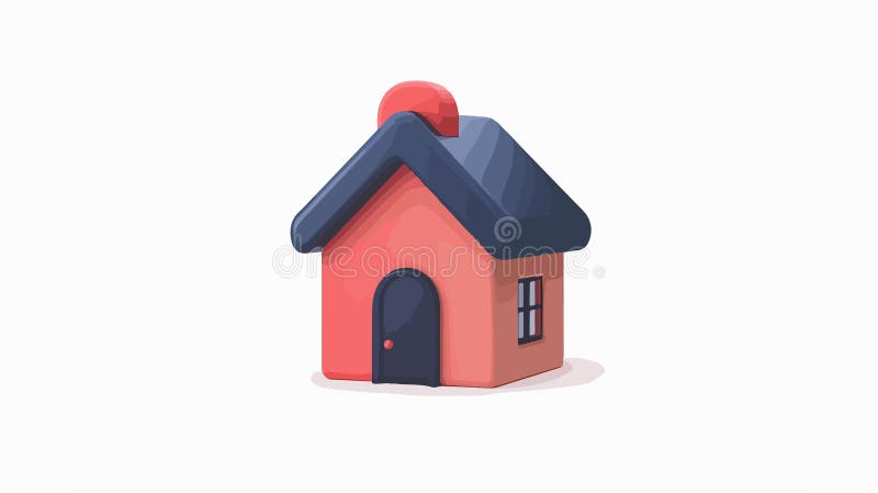 Modern Home Icon for Web and UI Design Stock Illustration ...