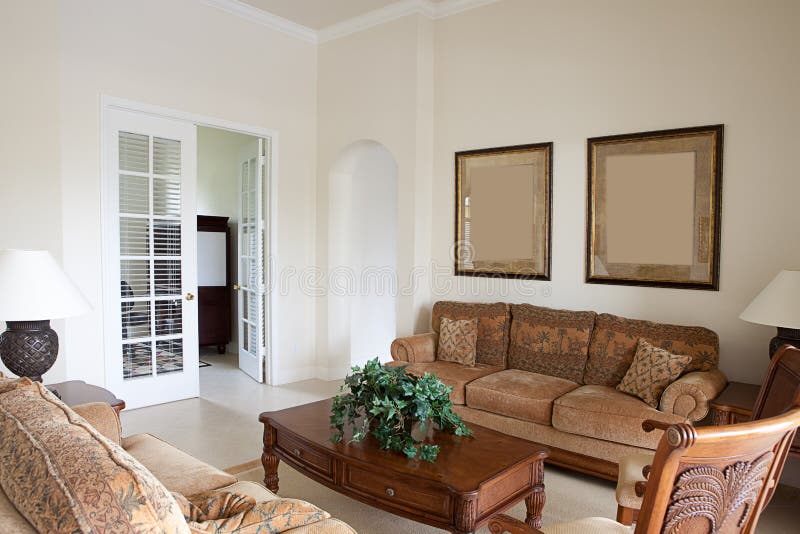 Home interior view stock image. Image of modern, couch - 4476959