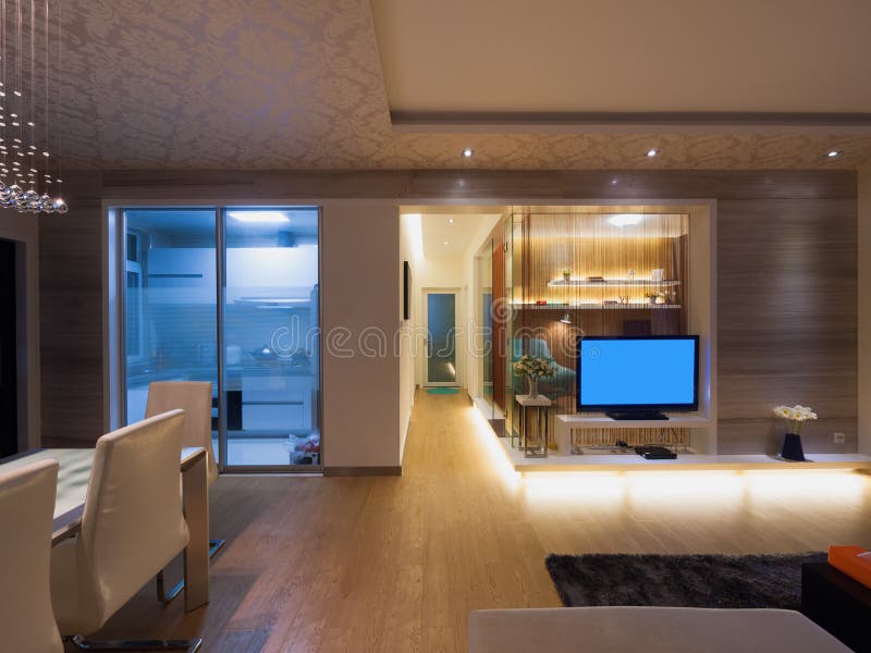 Modern home interior stock photo. Image of decoration - 30738718