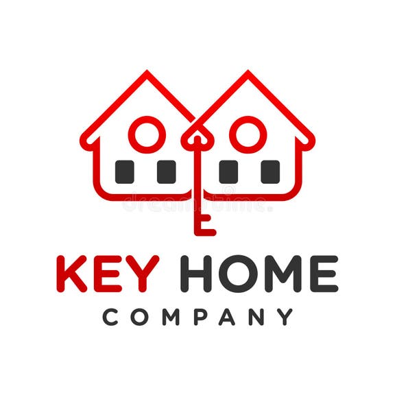 Modern home key logo stock vector. Illustration of luxury - 175789834