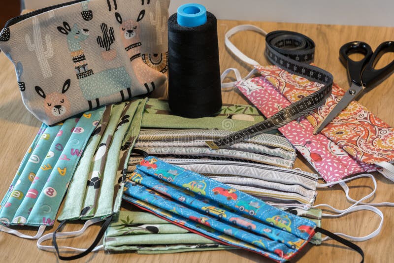 Modern Homemade Masks Using To Protect from Coronavirus. Covid 19 ...