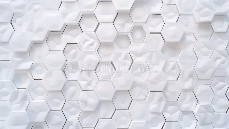 Modern Honeycomb Tile Wall stock illustration. Illustration of texture ...
