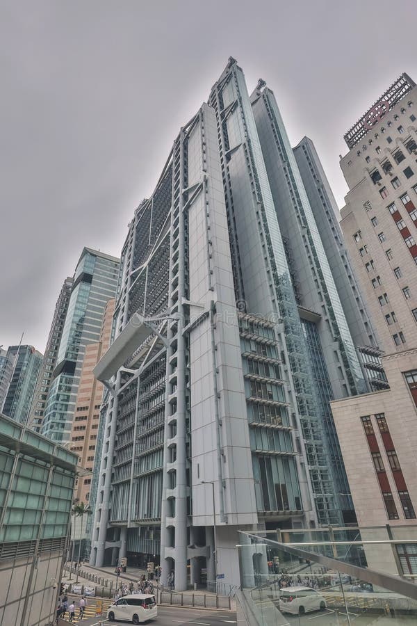 The Modern Hong Kong Office Skyscraper Building Editorial Image - Image ...