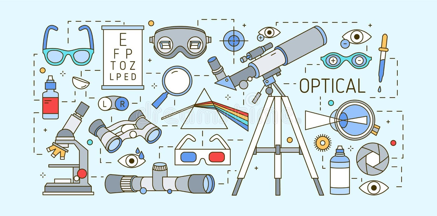 Optical Glass Horizontal Banner Stock Illustrations – 65 Optical Glass ...