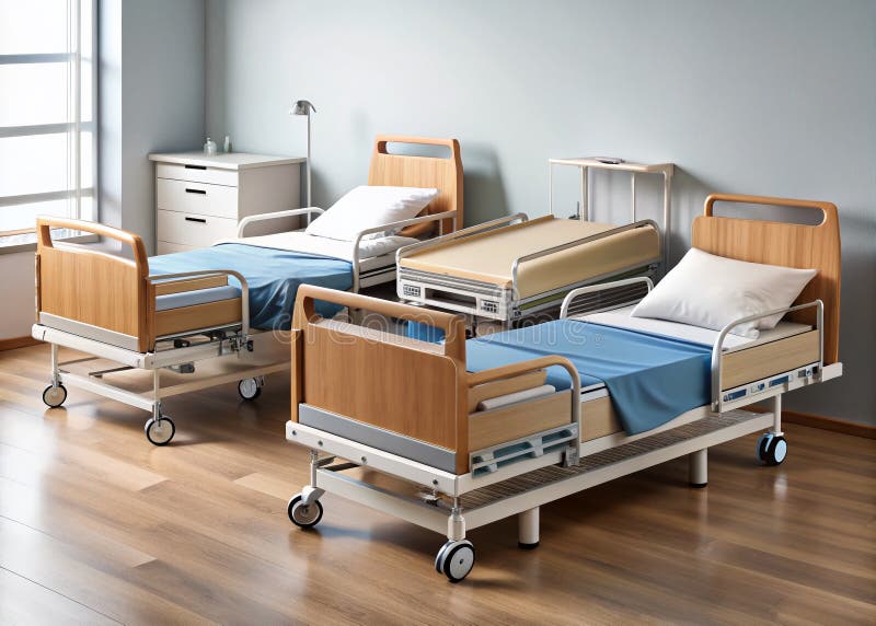 Modern Hospital Bed Designs a Comprehensive Collection of Outlined and ...