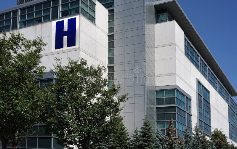 Modern Hospital building stock photo. Image of hospital - 4752766