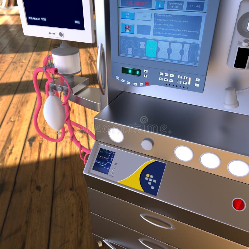 Modern hospital equipment stock photo. Image of emergency - 75134722