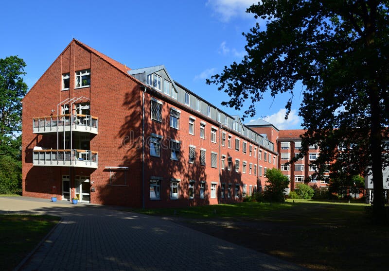 Modern Hospital in the Town Soltau, Lower Saxony Editorial Photography ...