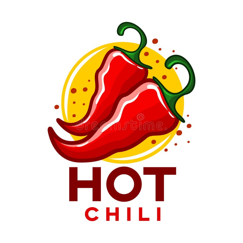 Modern Hot Chili Pepper Logo. Stock Vector - Illustration of menu, logo ...