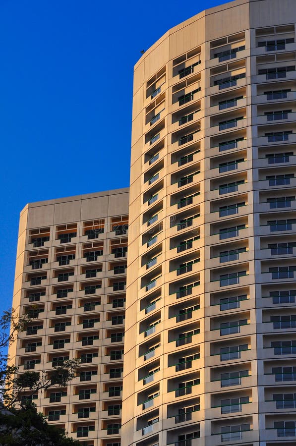 Modern Hotel and Convention Center Stock Photo - Image of level ...