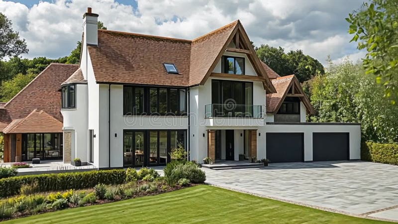 Modern House Architecture, Blending Traditional Architectural Elements ...