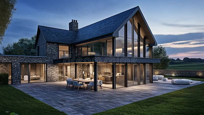 Modern House Architecture, Blending Traditional Architectural Elements ...