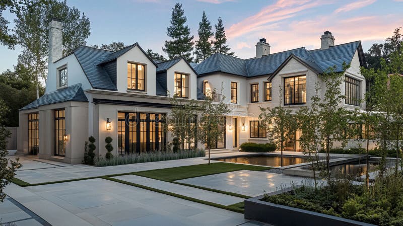 Modern House Architecture, Blending Traditional Architectural Elements ...