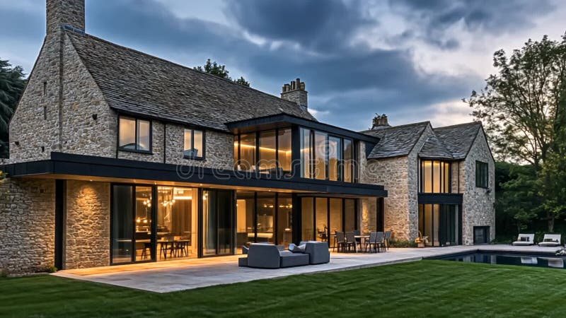 Modern House Architecture, Blending Traditional Architectural Elements ...