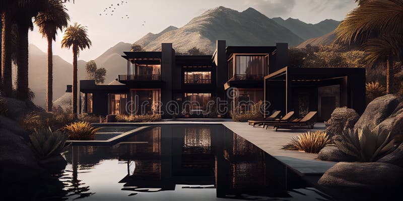 Modern house concept stock illustration. Illustration of house - 270323093