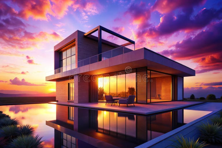 Stunning Modern House Silhouette Stock Illustrations – 535 Stunning ...