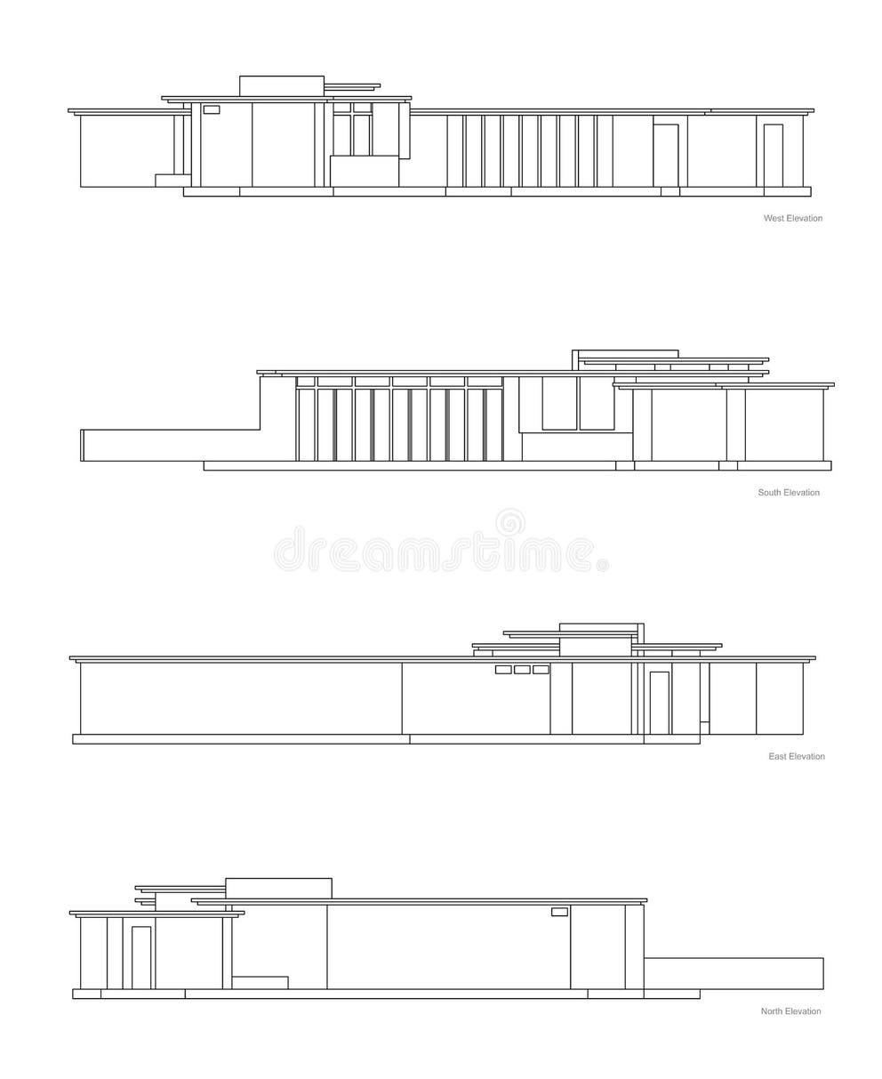 Autocad House Stock Illustrations – 871 Autocad House Stock ...