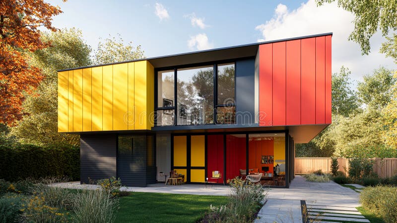 Modern House Extension with Fresh Cladding and Urban Landscaping ...