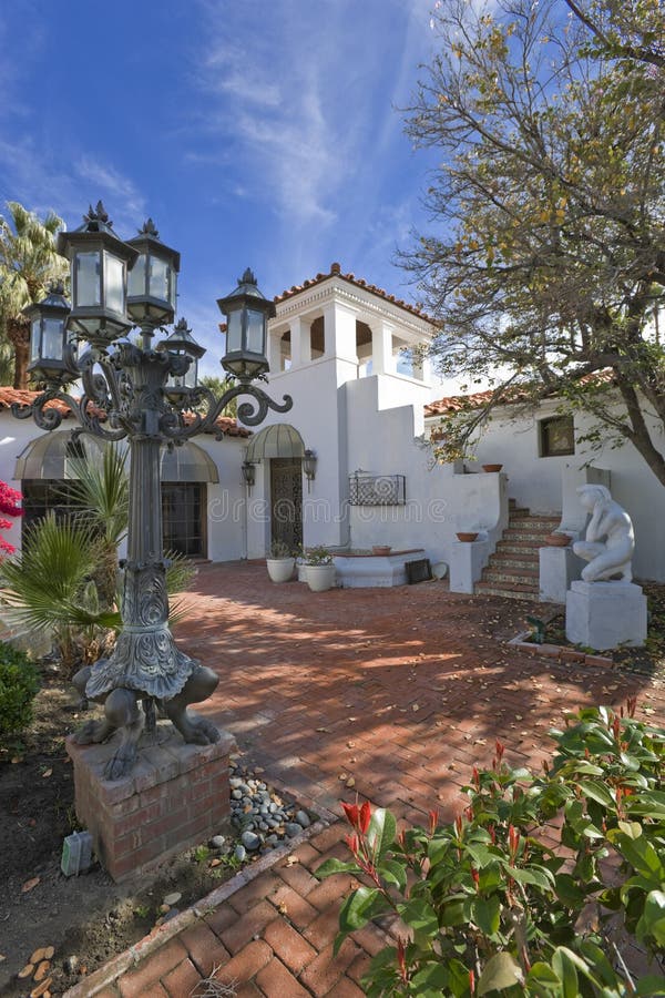 Modern House Exterior with Pathway Stock Photo - Image of simplicity ...