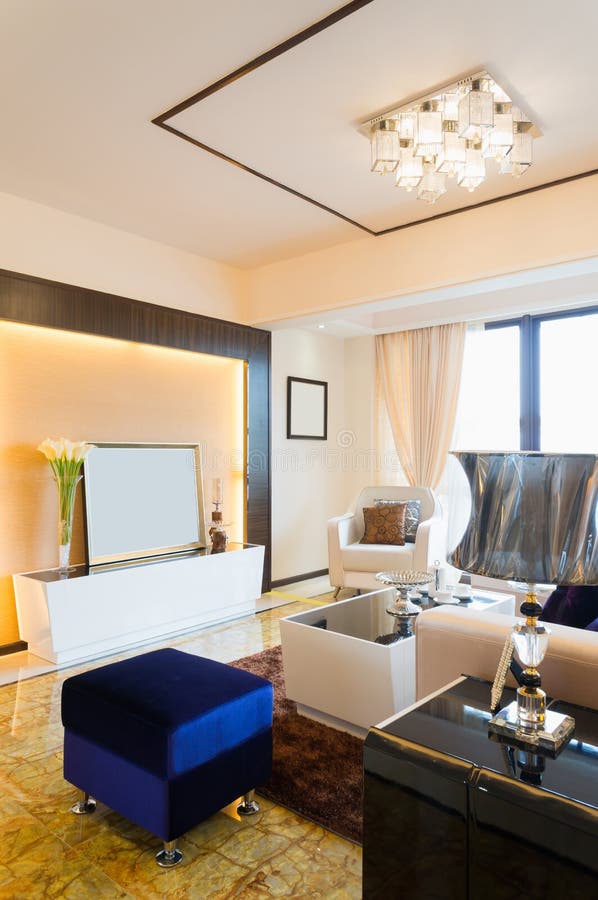 Modern house interior stock image. Image of frame, floor - 36988481