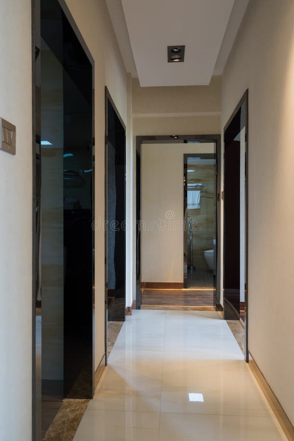 Corridor in a house stock image. Image of wall, house - 10691643