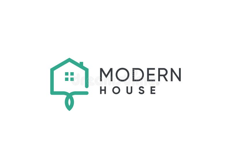 Modern House Logo Design Vector with Creative Concept Stock Vector ...