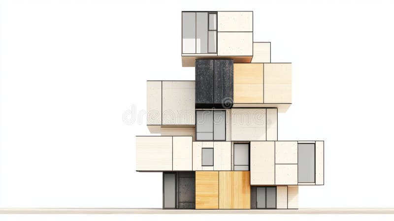 Modern House Model stock image. Image of structure, numerous - 374094683