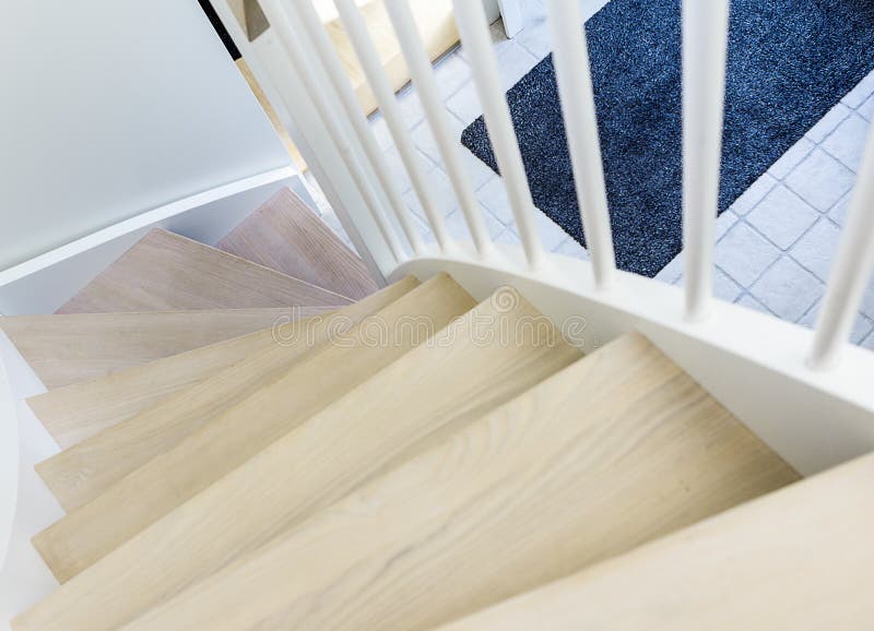 Modern house stairs stock photo. Image of walk, white - 32727780