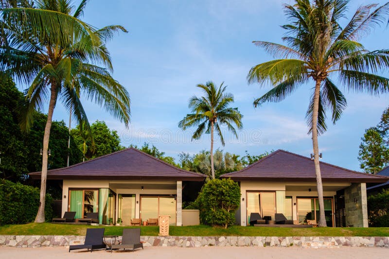 Modern House with a Swimming Pool, Modern Pool Villa at the Beach ...