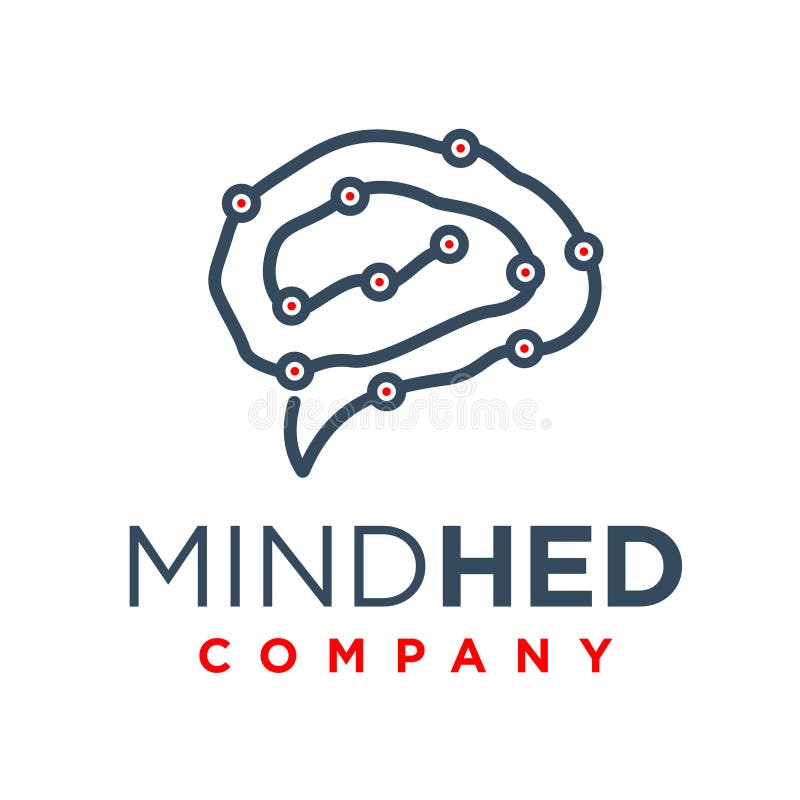 Modern Human Intelligence Logo Stock Illustration - Illustration of ...