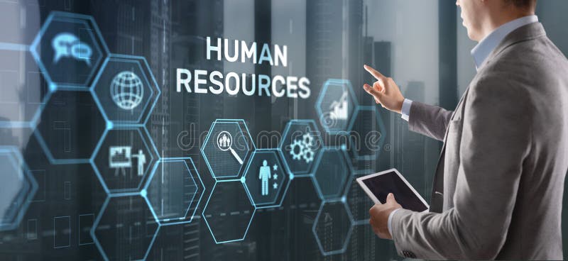 Modern Human Resources Hiring Job Occupation Concept. Business ...