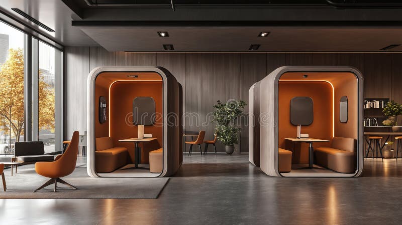 Modern Hybrid Office Design Featuring Flexible Workspaces for ...