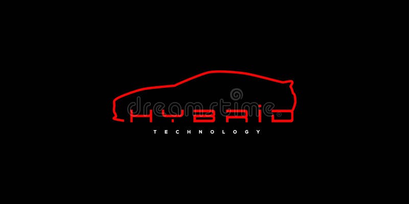 Modern Hybrid-tech Future Car Technology Logo Design Stock Vector - Illustration of number, logo ...