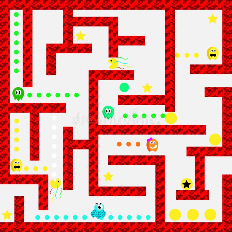 Labyrinth Pac Man Stock Illustrations – 29 Labyrinth Pac Man Stock ...