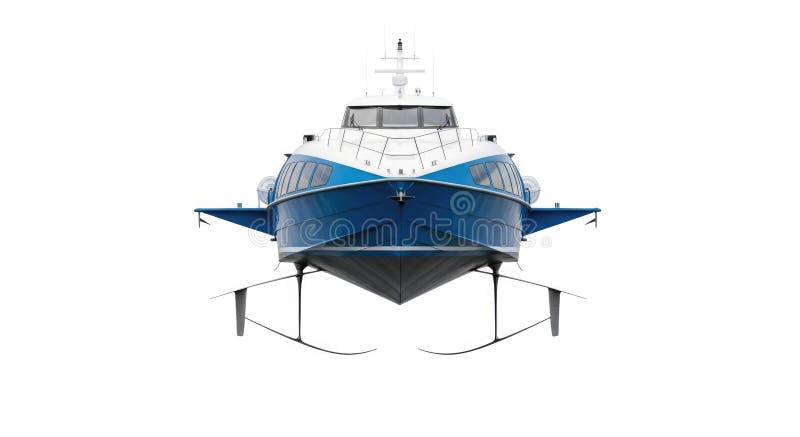 Modern Hydrofoil Boat Stock Illustrations – 44 Modern Hydrofoil Boat ...