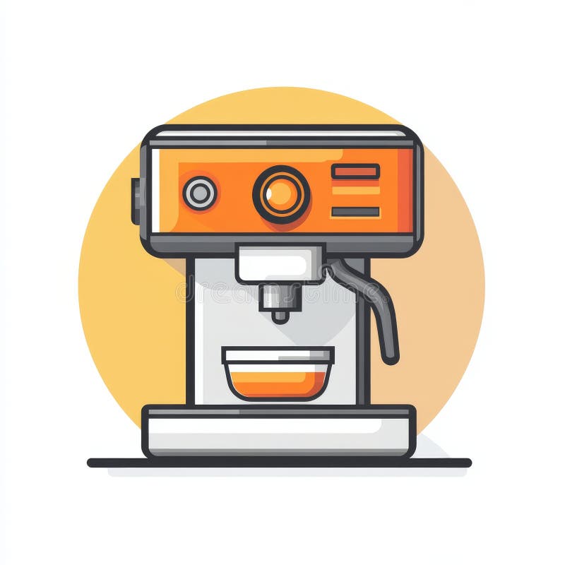 Modern Ice Maker Appliance Filled with Ice Cubes in a Contemporary ...