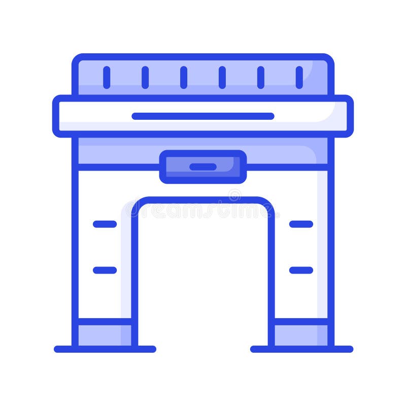 Modern Icon of Arc DDe Triomphe in Customizable Style Stock Vector ...