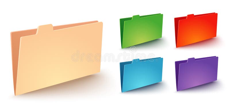 Modern icon of folder stock vector. Illustration of archive - 165235254