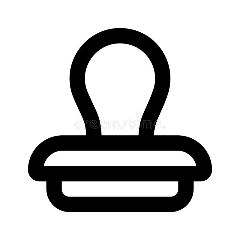 Modern Icon of Stamp, Rubber Stamp Vector Design Stock Vector ...