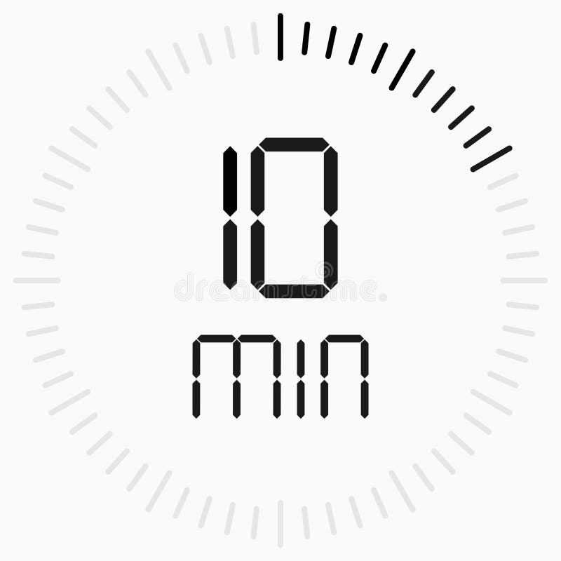 Modern Icon. Time Countdown Timer. Start, Finish Stock Vector ...