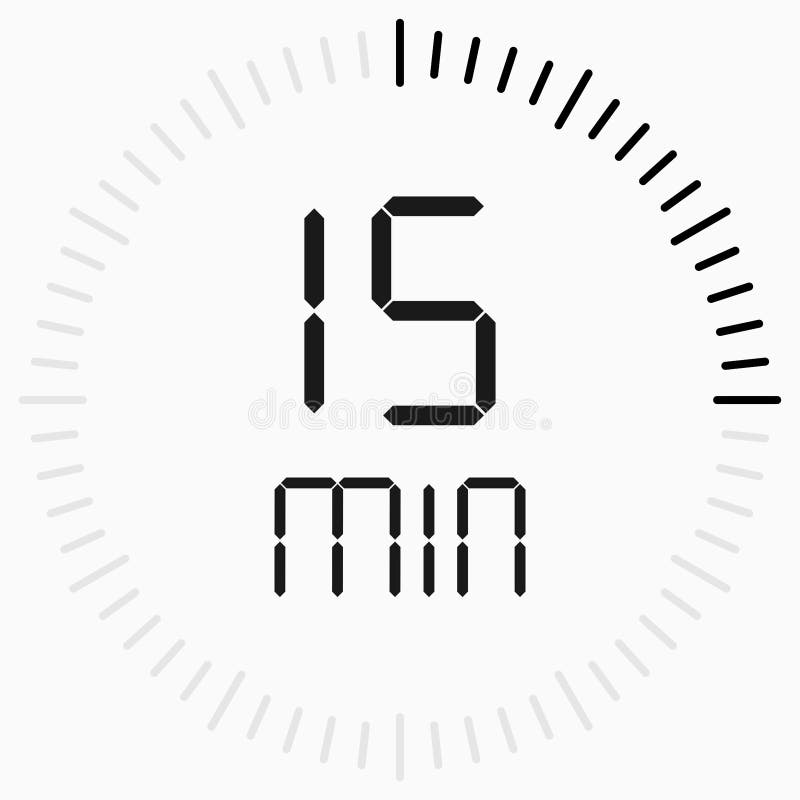 Modern Icon. Time Countdown Timer. Start, Finish Stock Vector ...