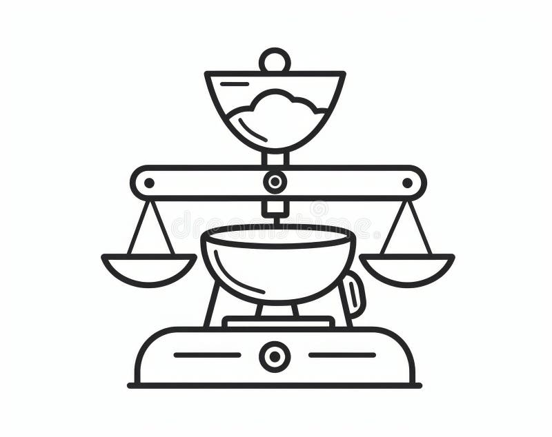 Continuous Line Drawing Scale Stock Illustrations – 315 Continuous Line ...