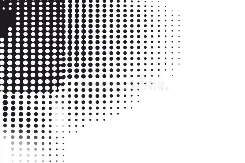 Modern Illustration Featuring Abstract Gradient Halftone Dots As a ...
