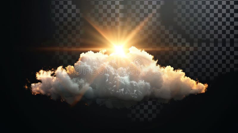 Modern Illustration of Realistic Weather Forecast Elements, Sun, Light ...